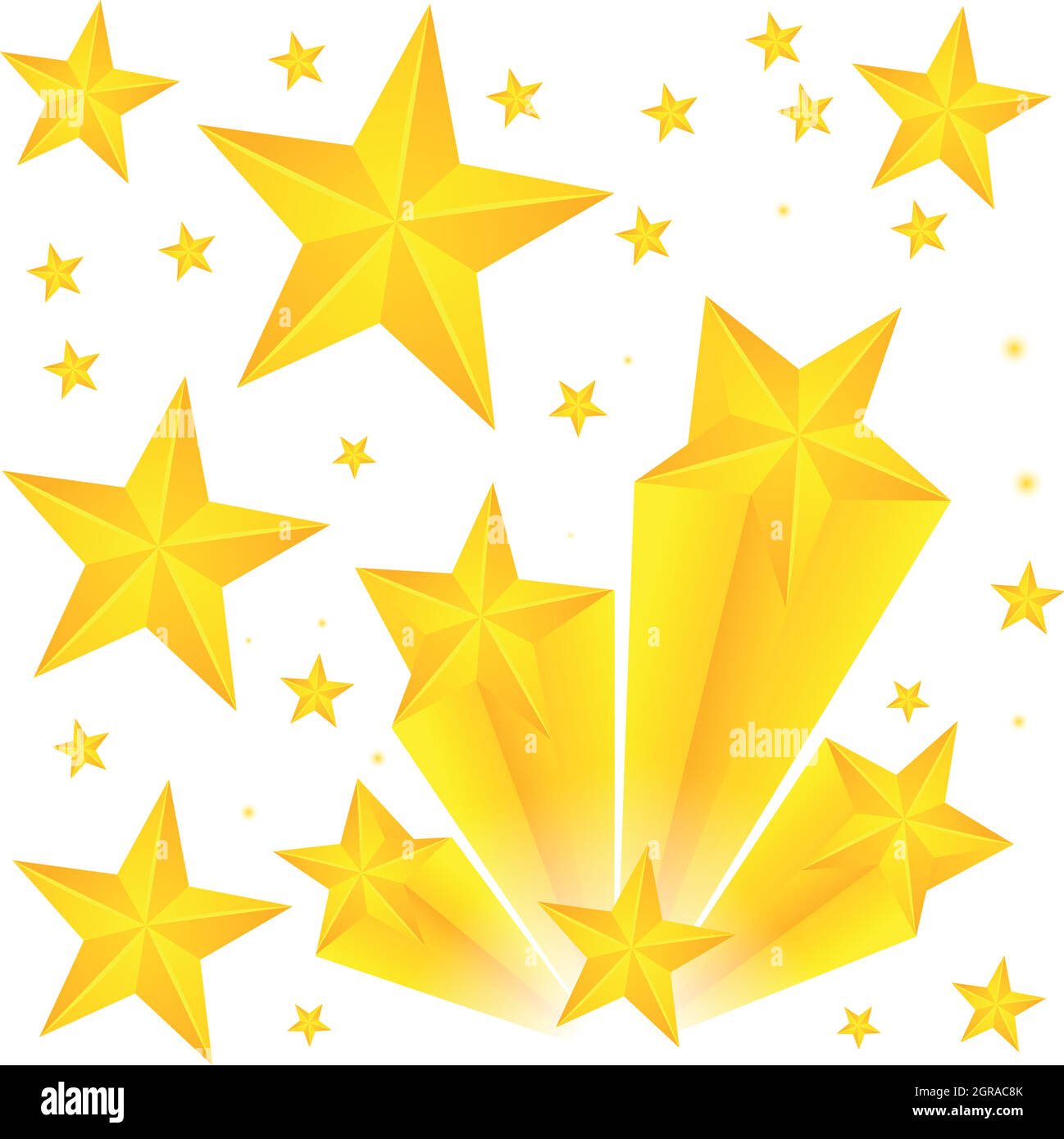Background design with yellow stars Stock Vector Image & Art - Alamy