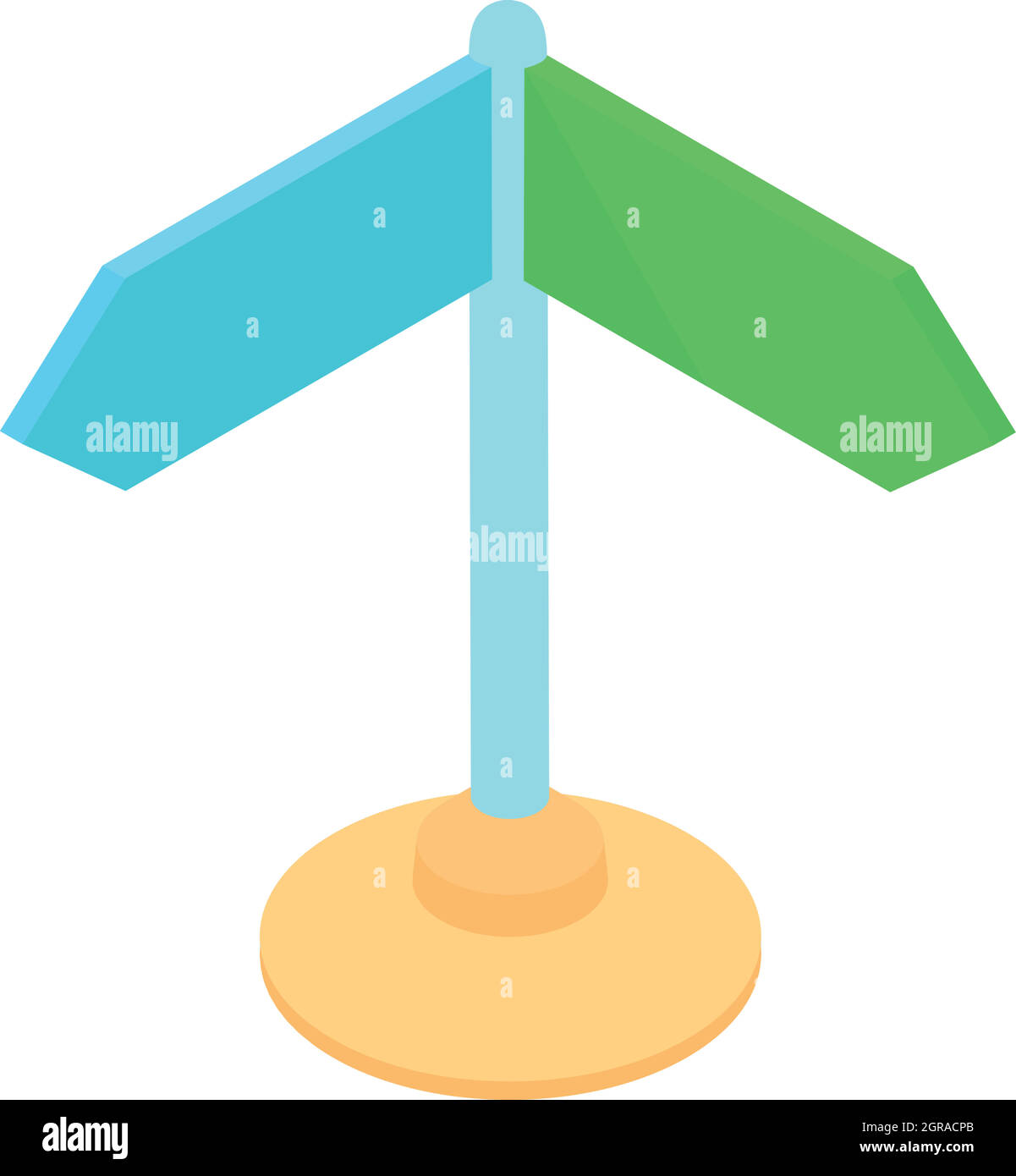 Cartoon left arrow right isolated hi-res stock photography and images ...