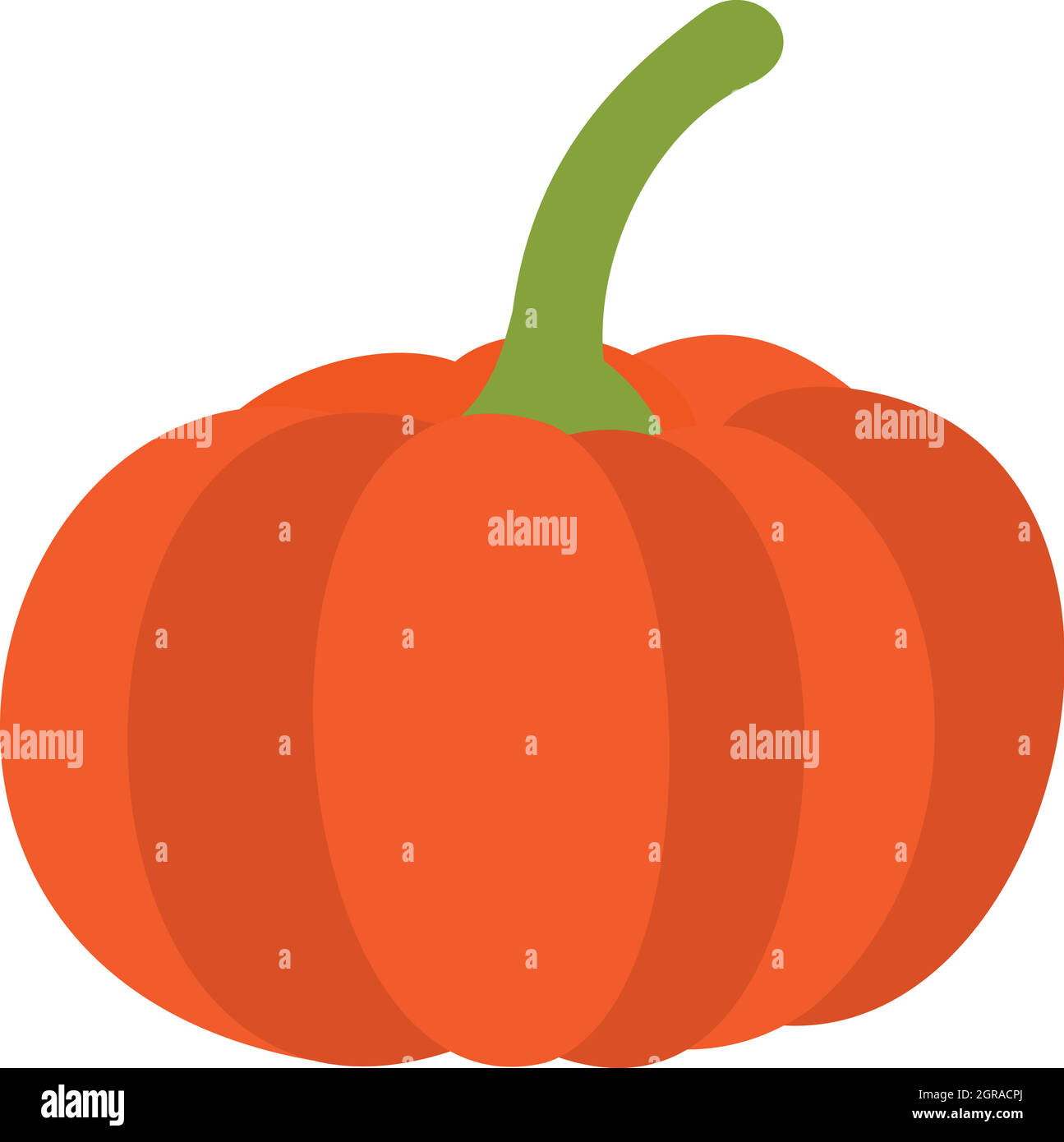 Pumpkin icon flat Cut Out Stock Images & Pictures - Alamy
