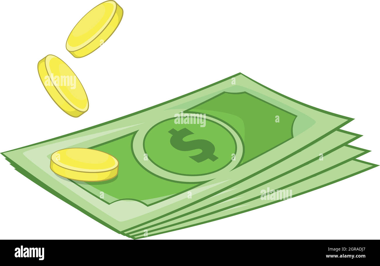 Green dollars Stock Vector Images - Alamy