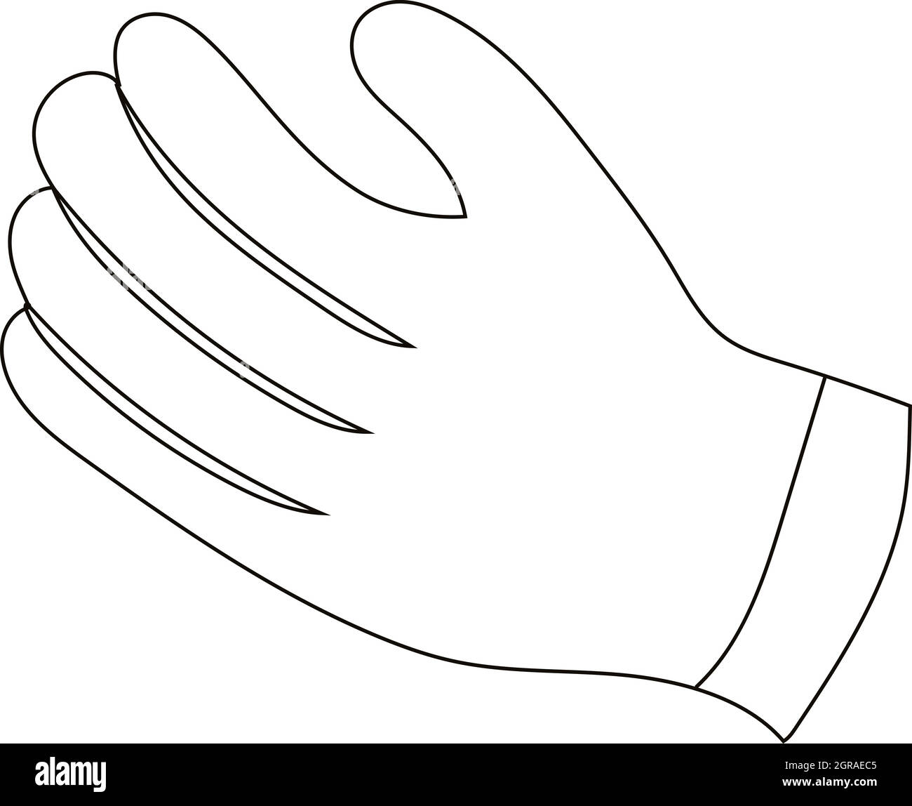 Winter gloves illustration vector Stock Vector Images - Alamy