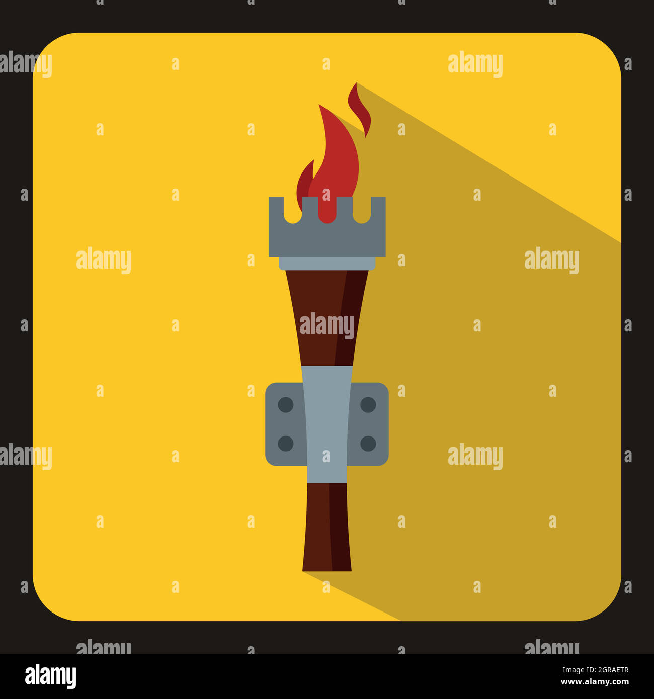 Fire torch illustration hi-res stock photography and images - Alamy