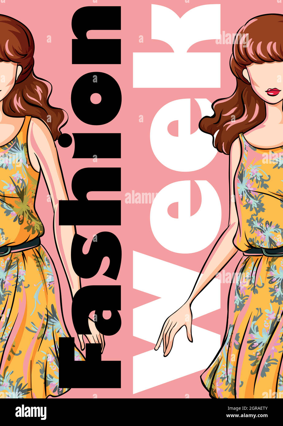 Fashion advert Stock Vector Images - Alamy