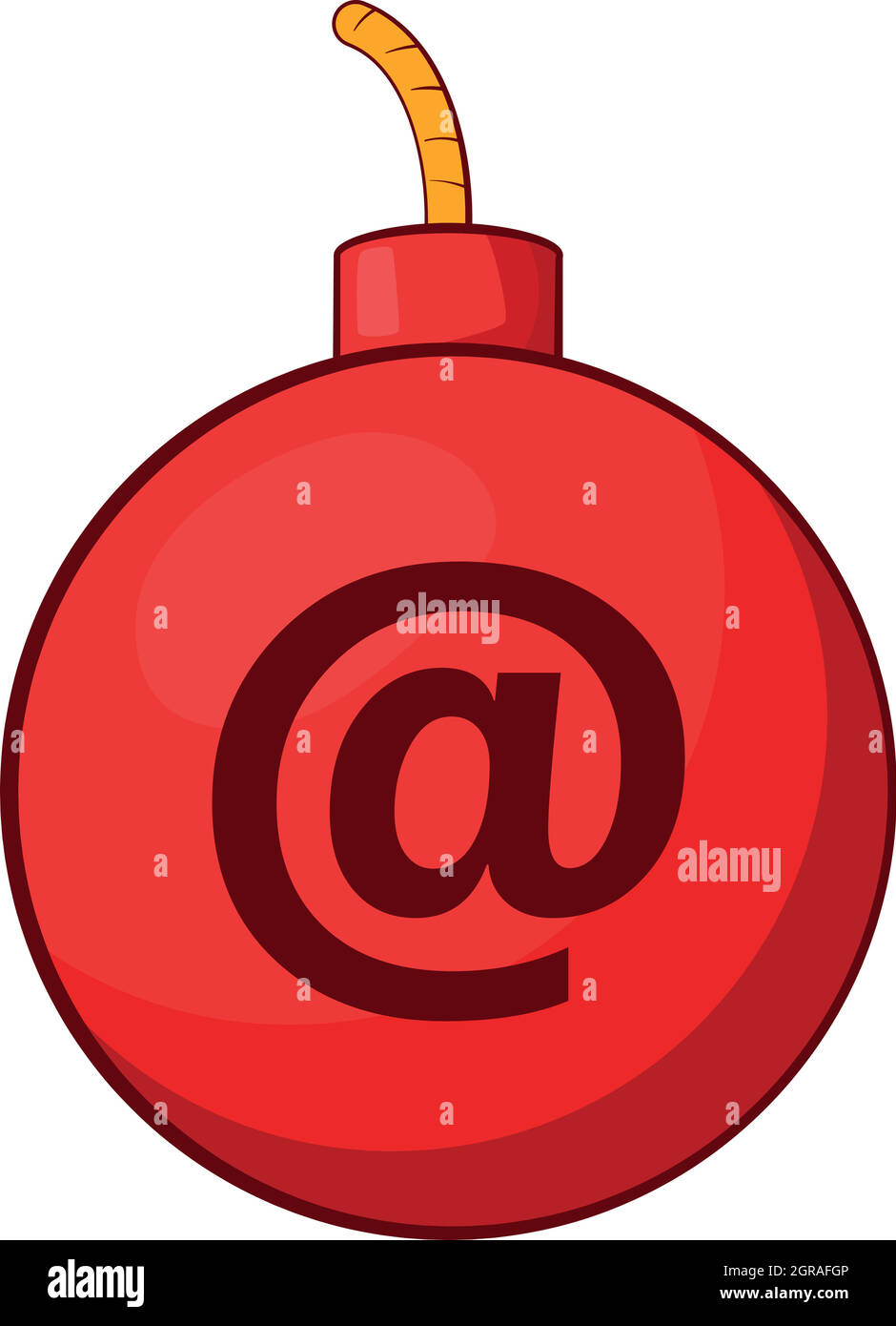 Mail bomb icon, cartoon style Stock Vector Image & Art - Alamy