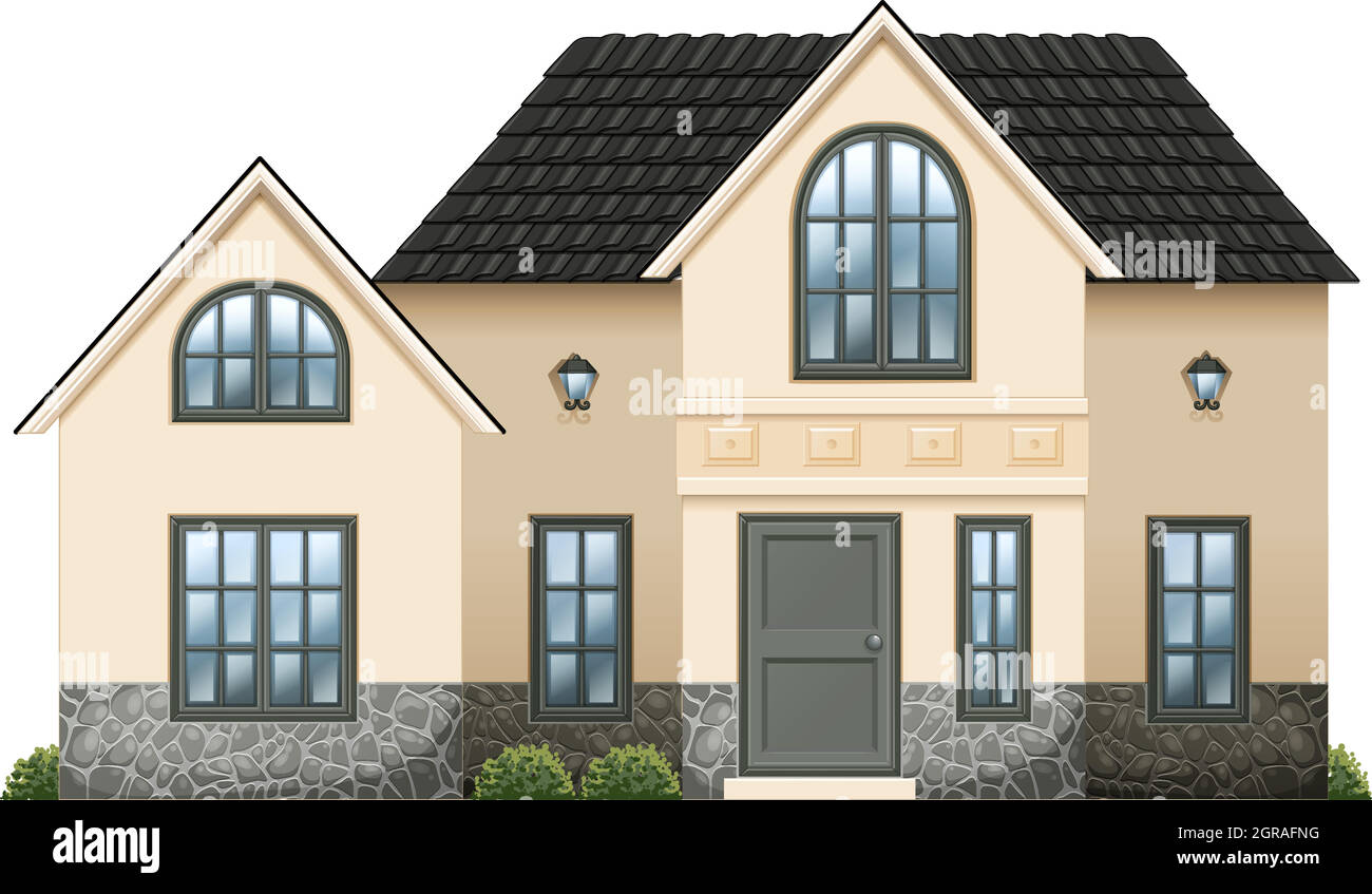 Rooftop of a house Stock Vector Images - Alamy
