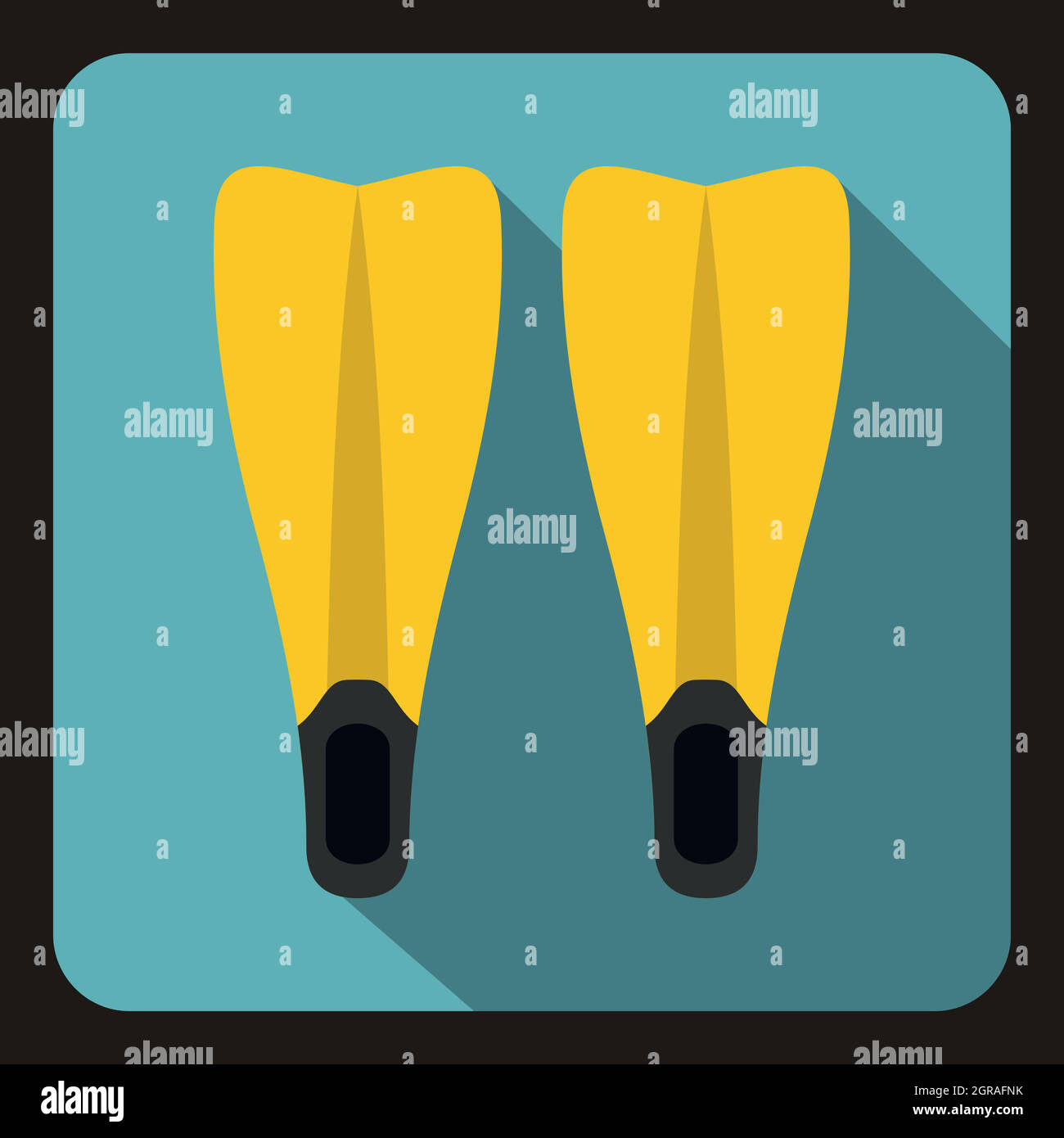 Pair flippers Stock Vector Images - Alamy