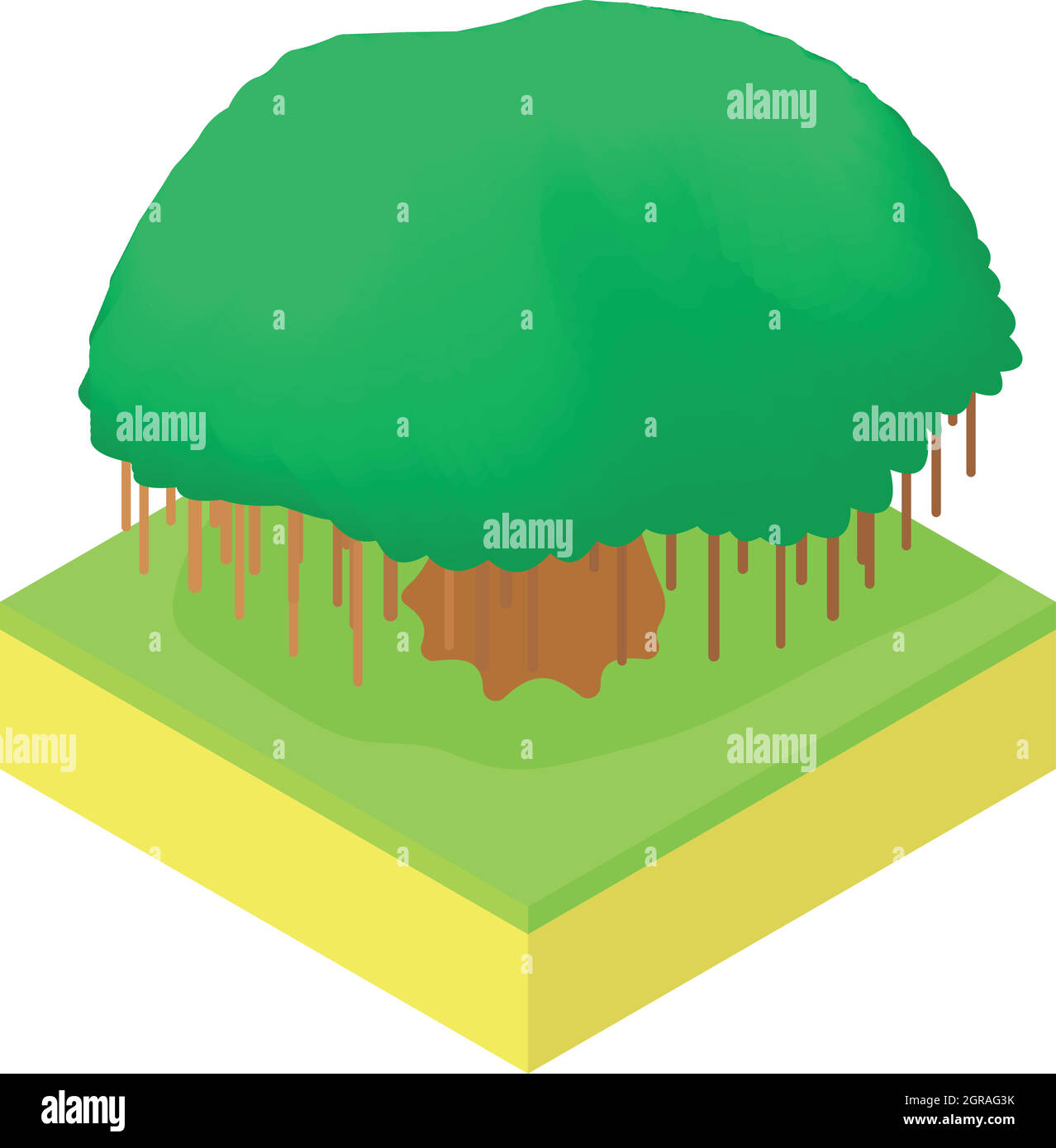 Tree icon, cartoon style Stock Vector Image & Art - Alamy