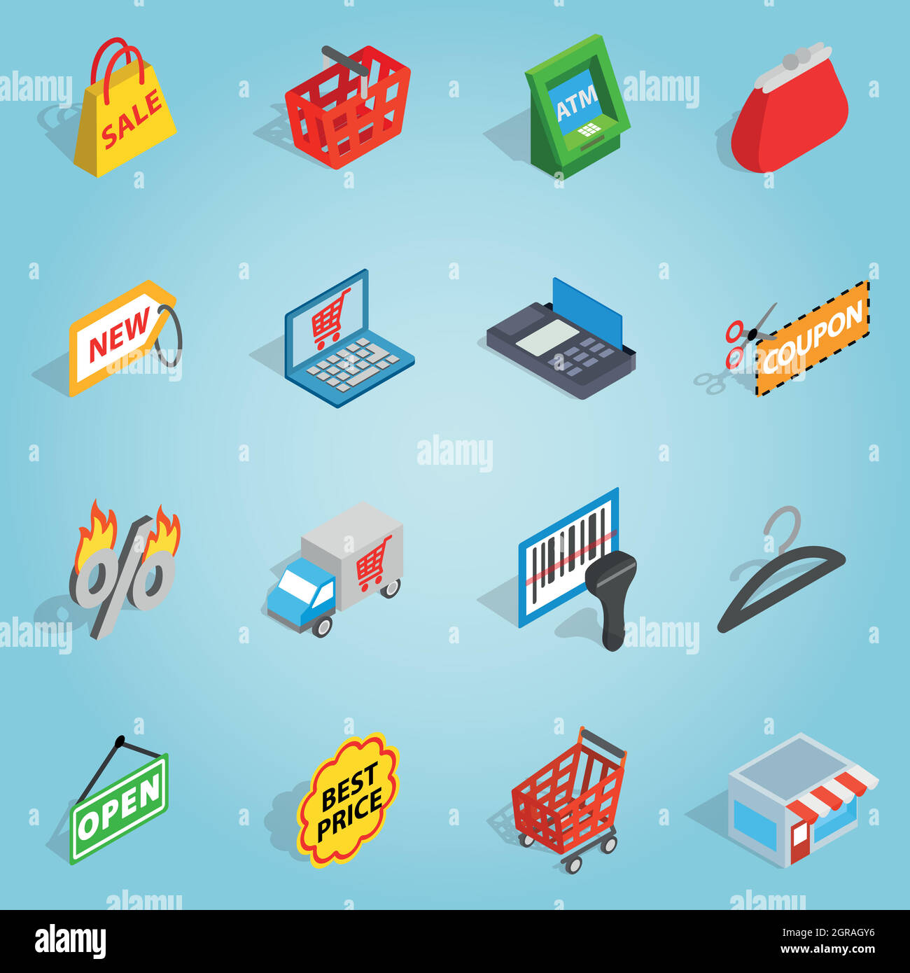 Logistics shopping Stock Vector Images - Alamy