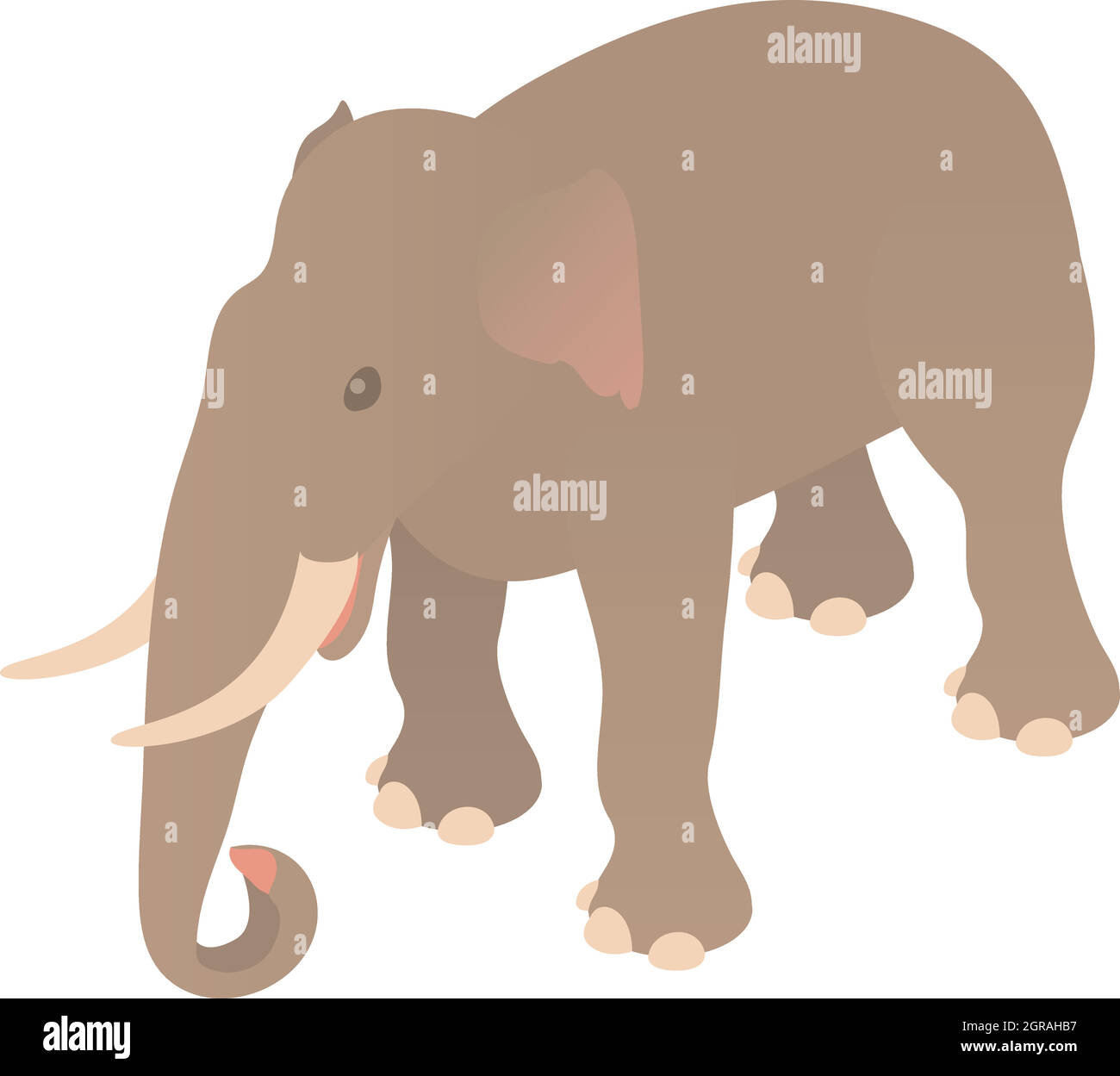 Elephant icon, cartoon style Stock Vector Image & Art - Alamy