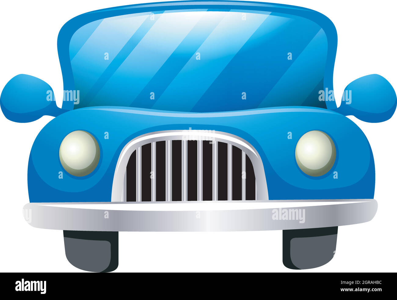 A simple car on white background Stock Vector Image & Art - Alamy