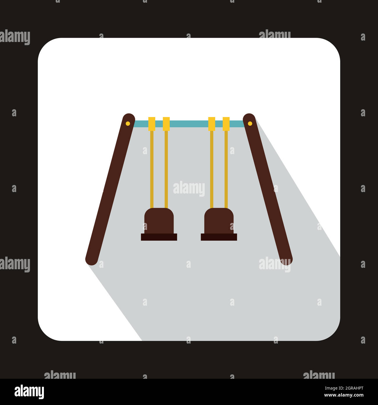 Rope swing and couple Stock Vector Images - Alamy