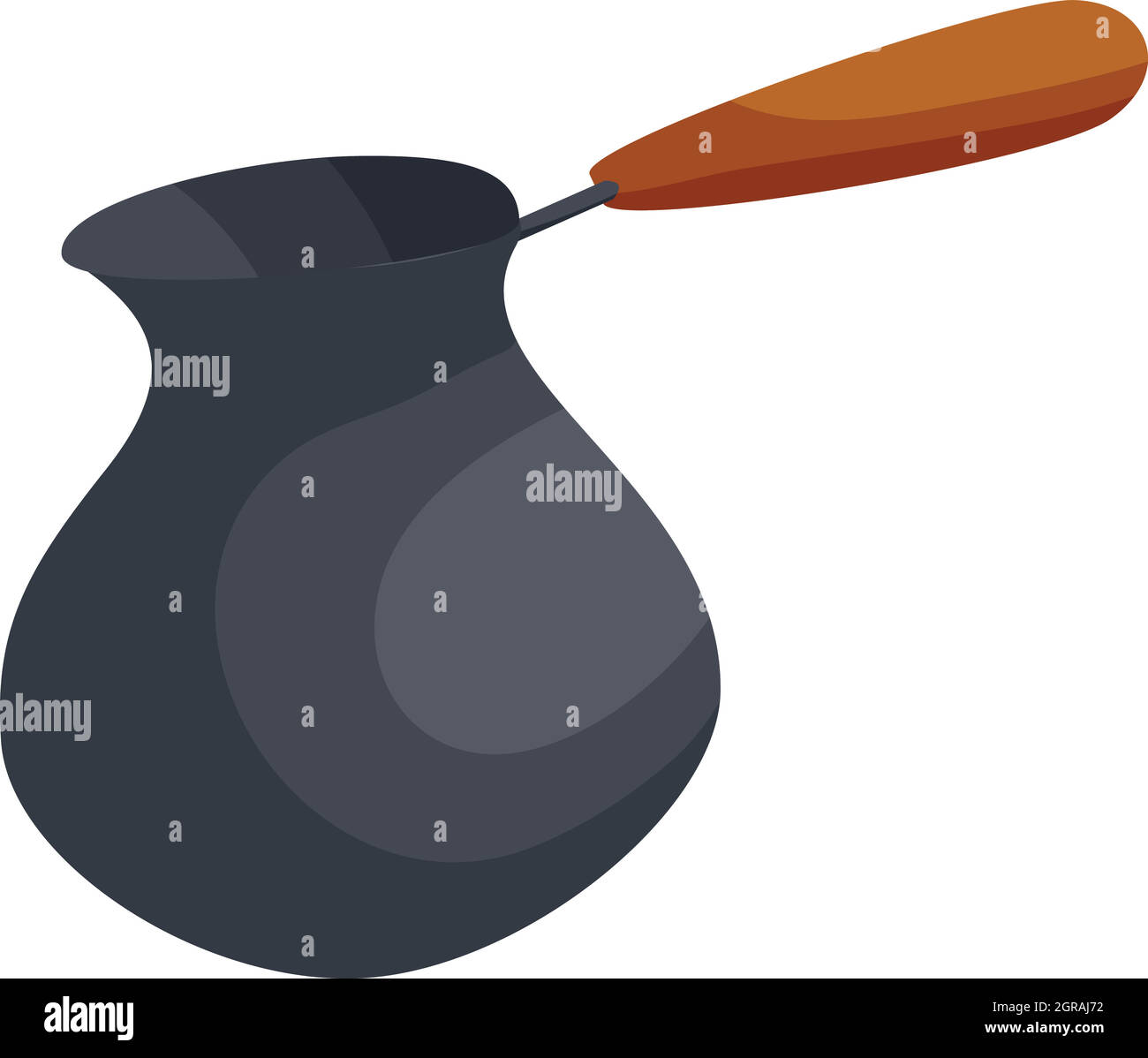 Cartoon coffee latte macchiato Cut Out Stock Images & Pictures - Alamy