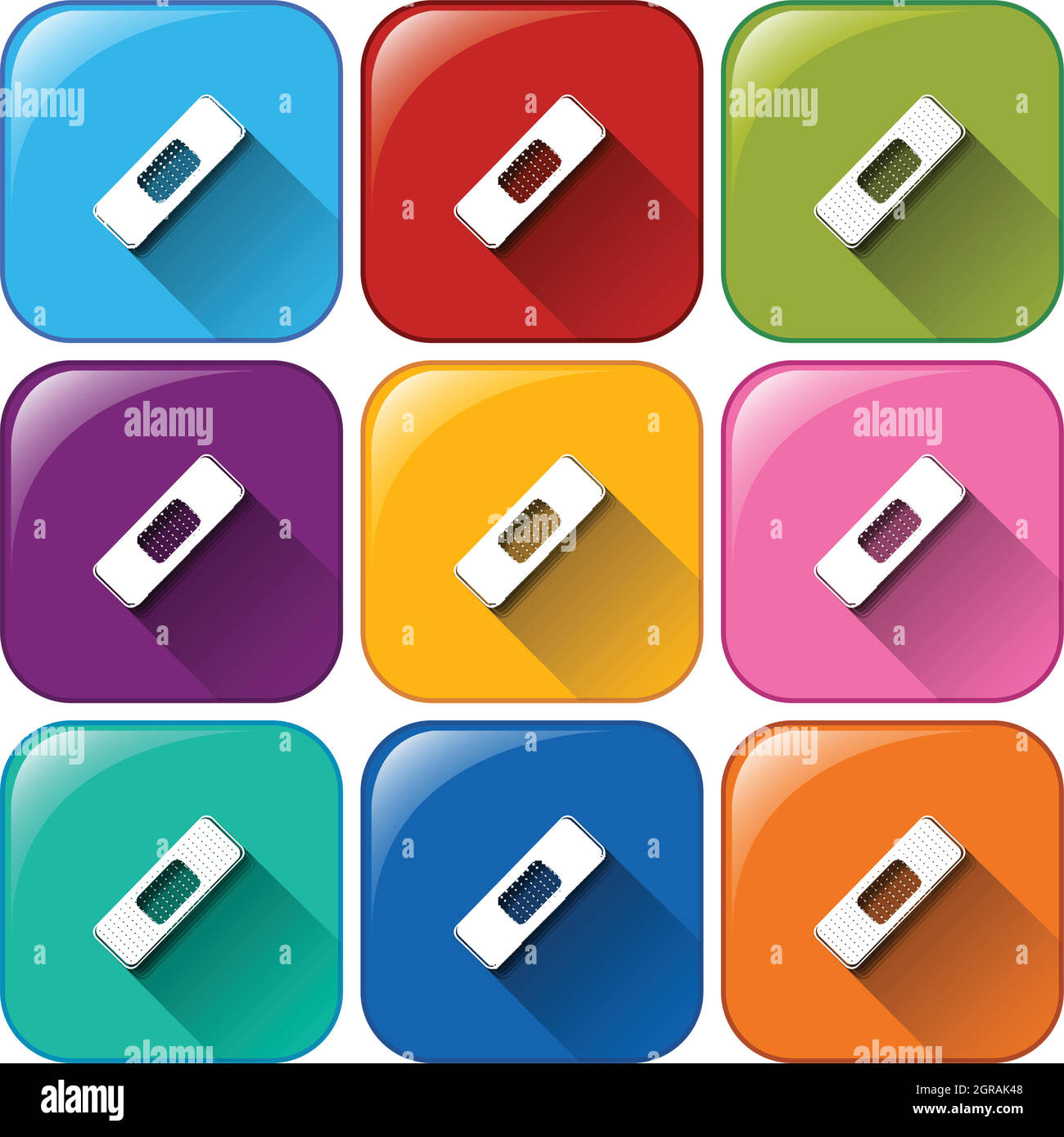 Band aid design Stock Vector Images - Alamy