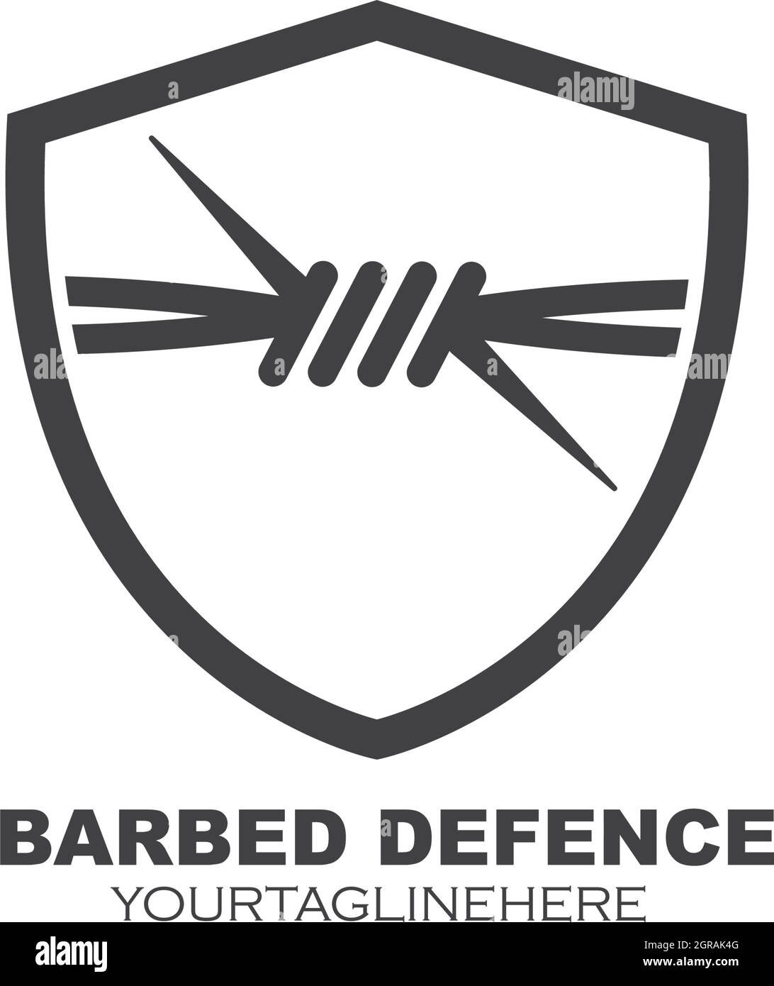 barbed wire vector illustration design Stock Vector Image & Art - Alamy