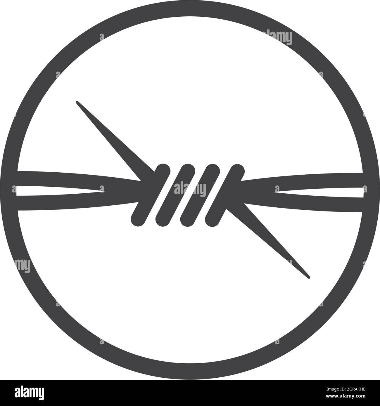 Barbed shield Black and White Stock Photos & Images - Alamy