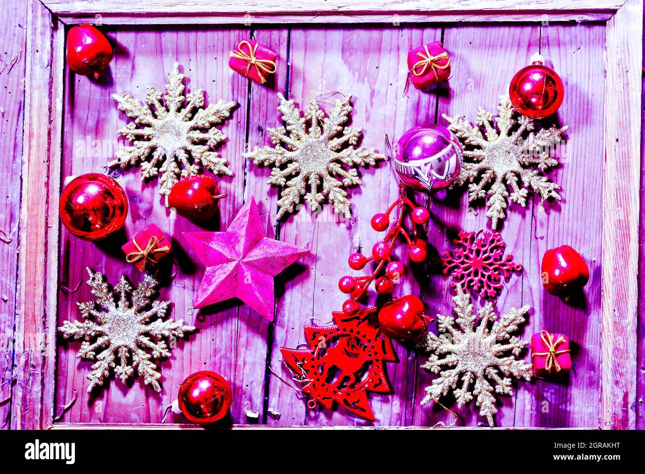 the bright colors of Christmas Stock Photo - Alamy