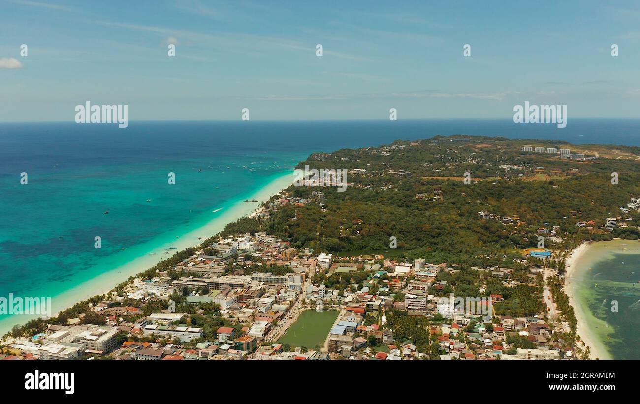 Aerial view boracay island philippines hi-res stock photography and ...