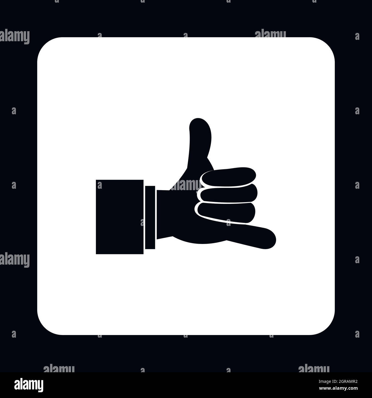 Friendly hand gesture Stock Vector Images - Alamy
