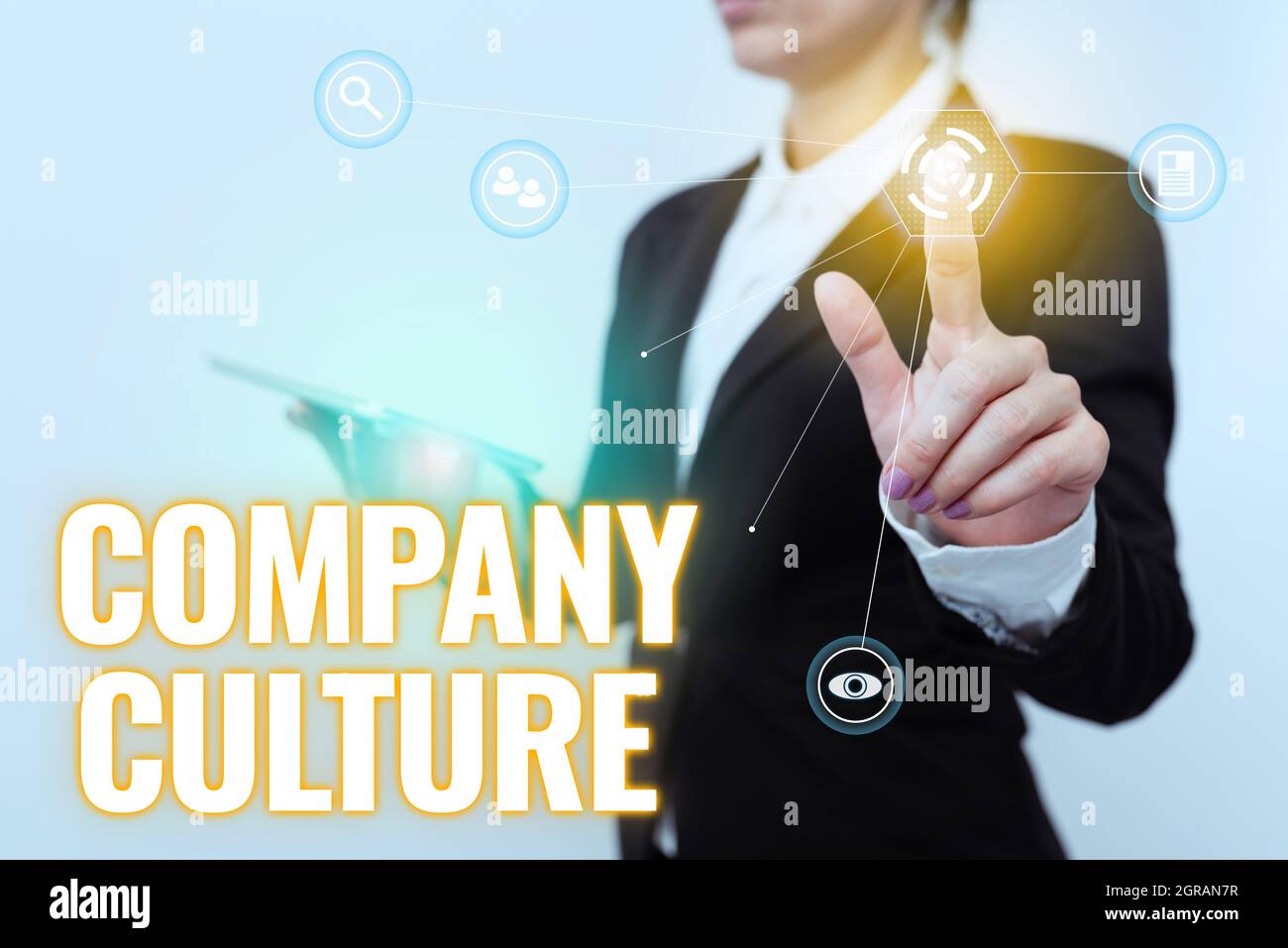 Text showing inspiration Company Culture. Word Written on The ...