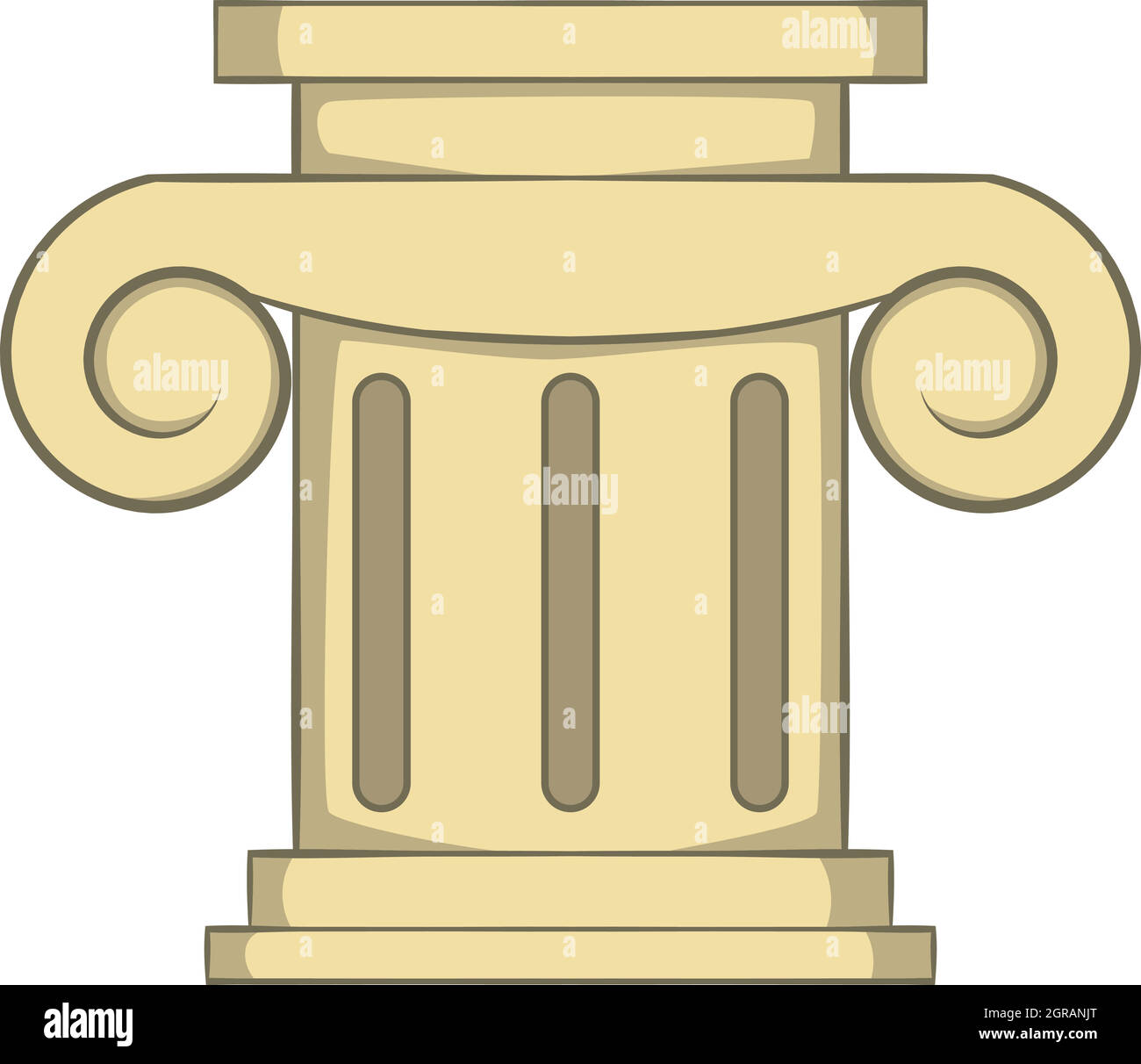 Roman column icon, cartoon style Stock Vector Image & Art - Alamy