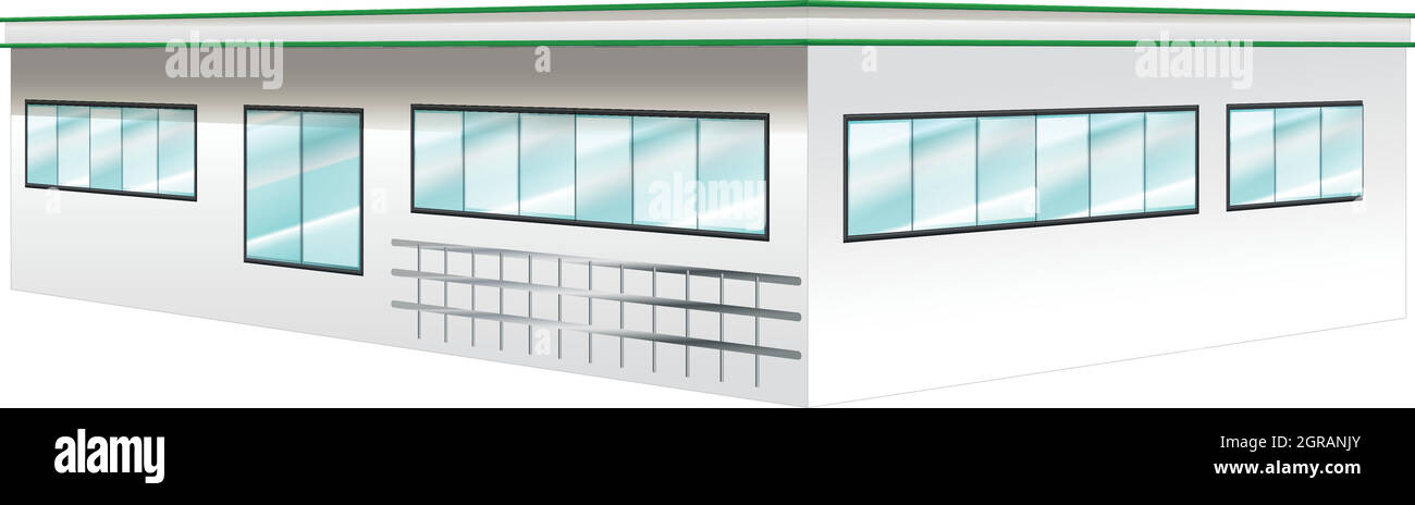 Architecture buildings exterior wide view Stock Vector Images - Alamy