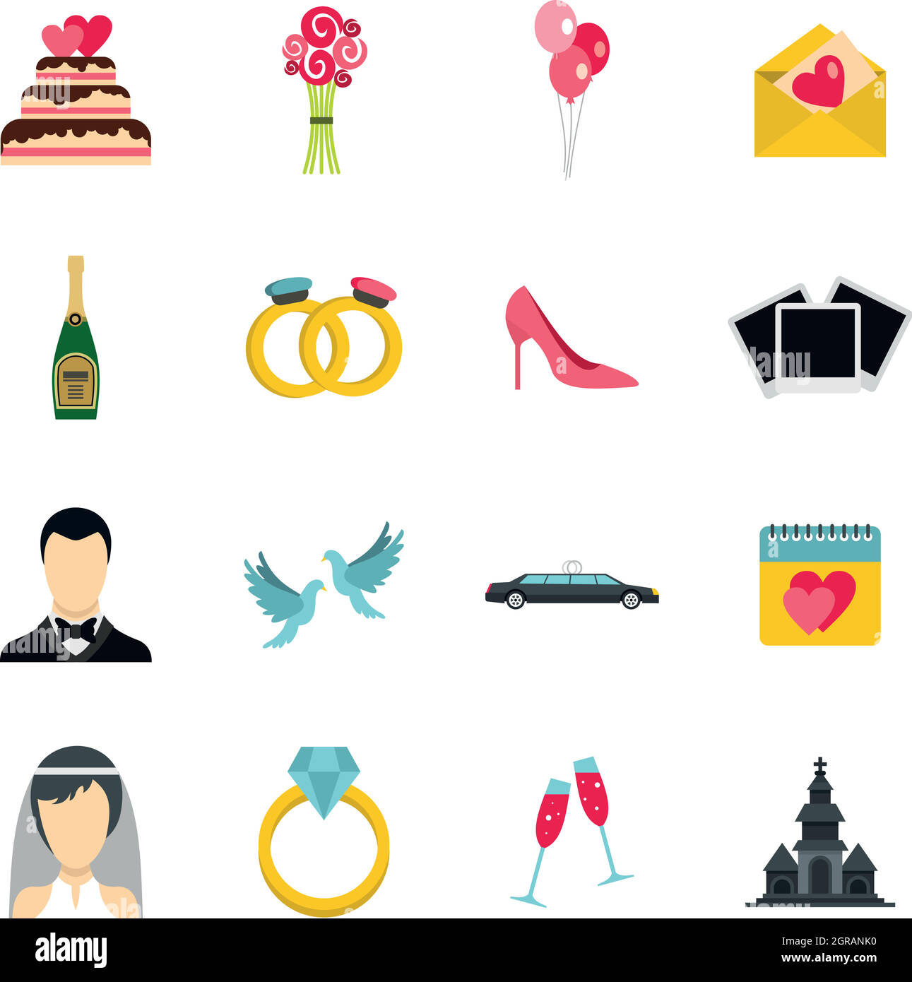 Style wedding card collection Stock Vector Images - Alamy