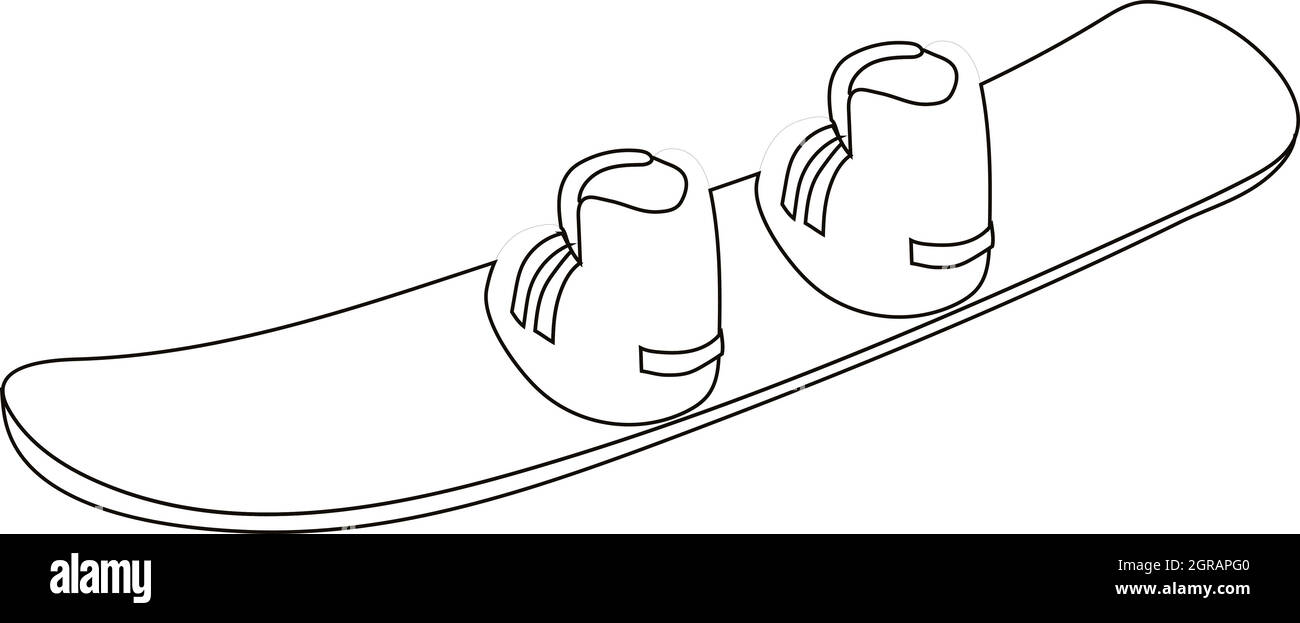Snowboard Outline
