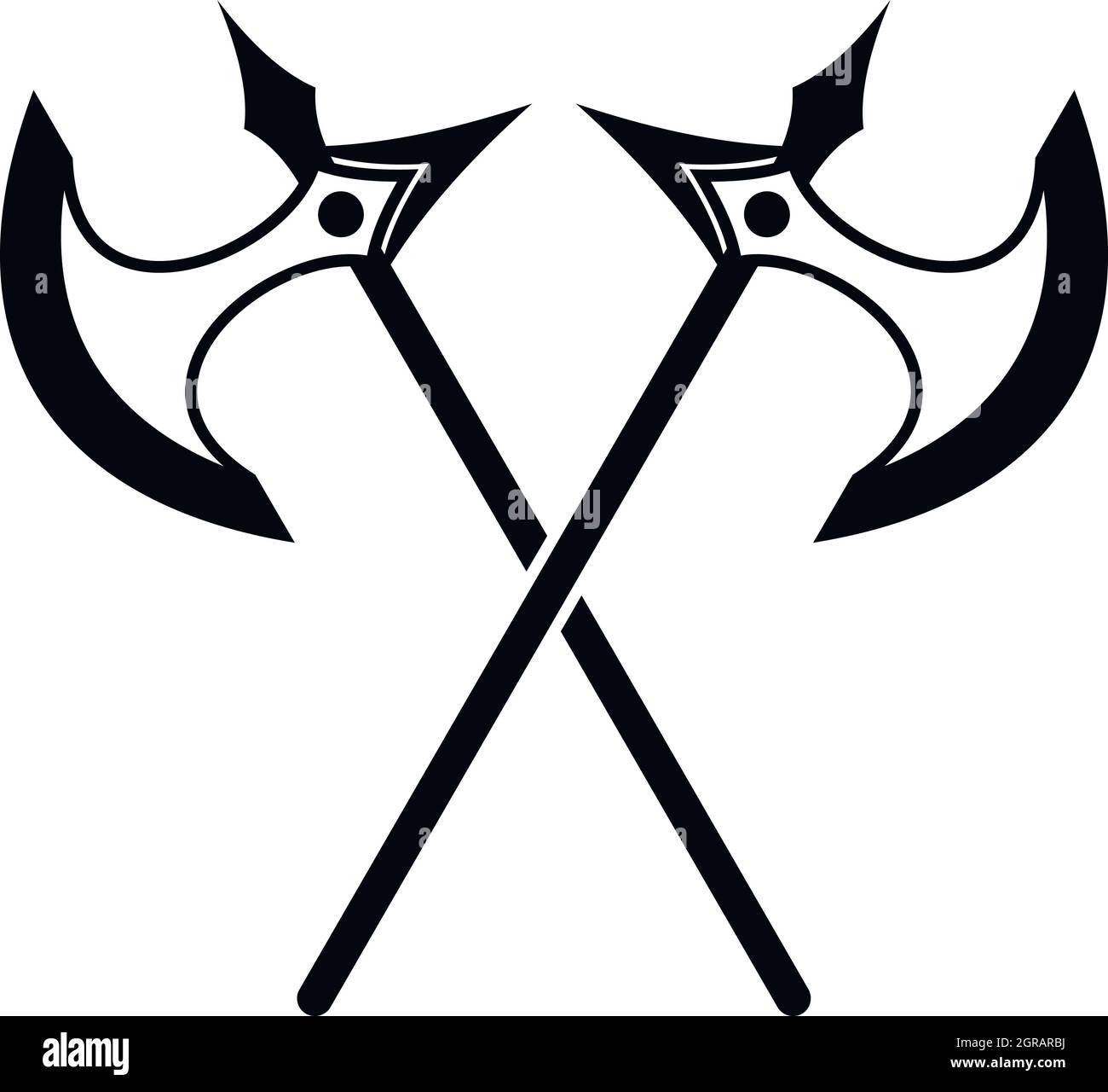 Crossed Battle Axes 1,100+ Crossed War Axes Stock Illustrations,