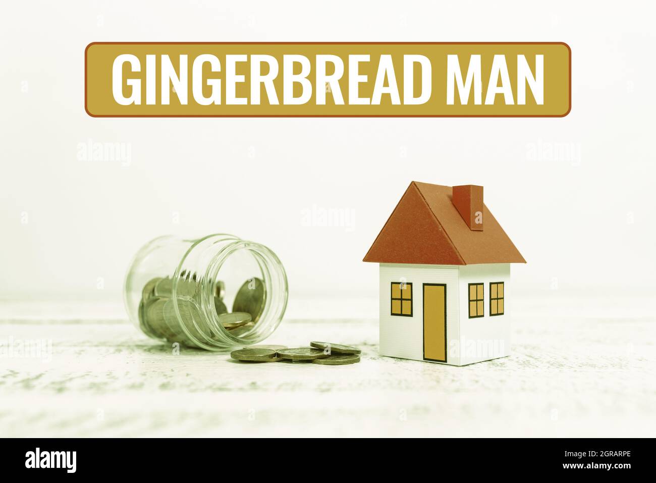 Inspiration showing sign Gingerbread Man. Business approach cookie made ...