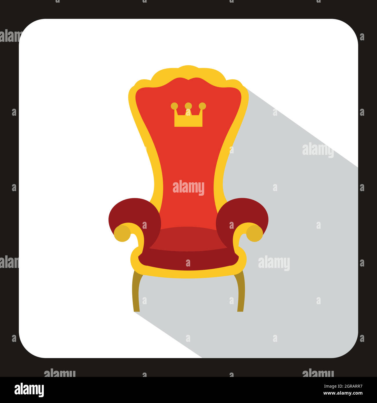 Empty throne with crown hi-res stock photography and images - Alamy
