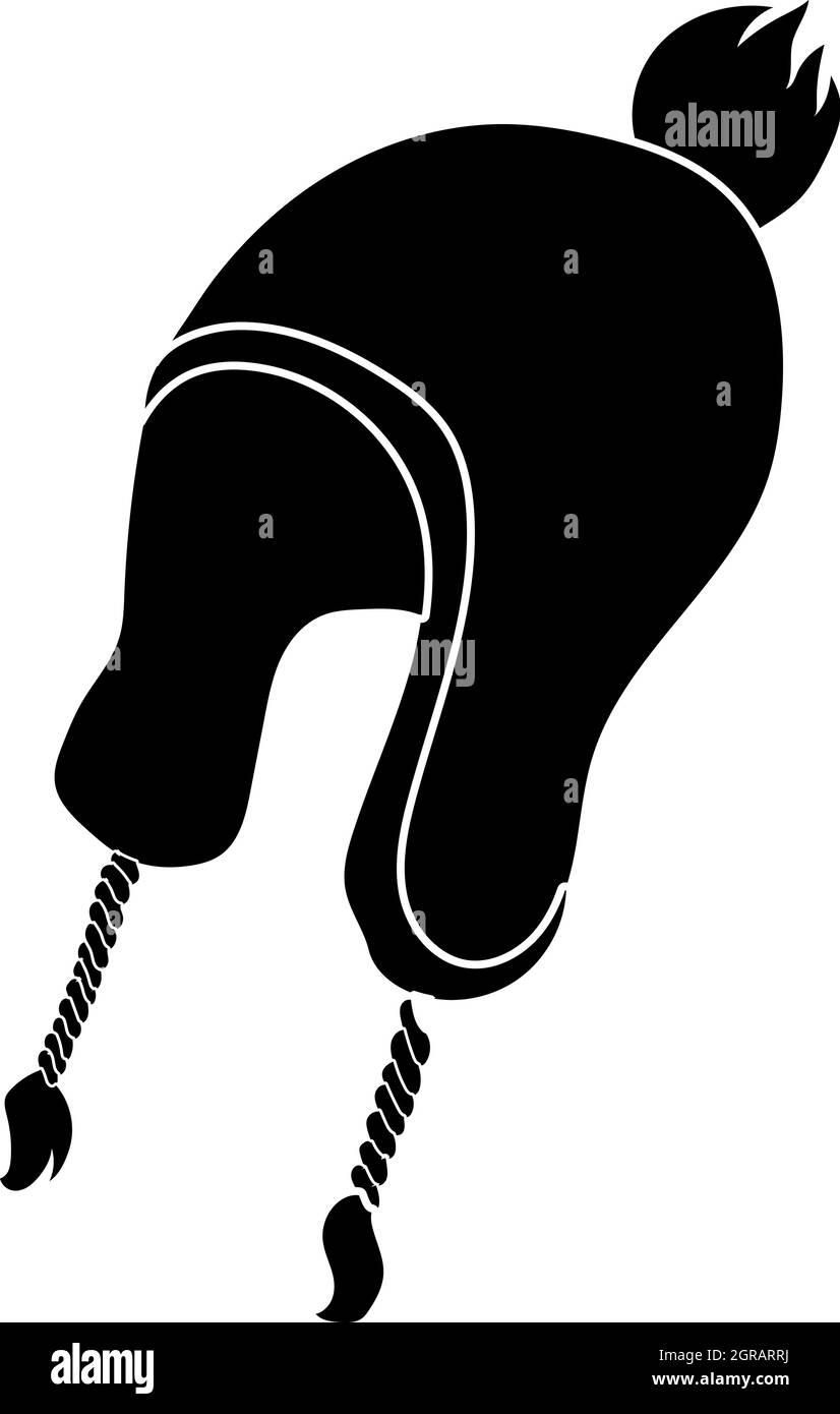 White winter hat Black and White Stock Photos & Images - Alamy