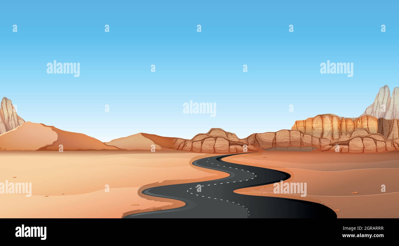 Through the street Stock Vector Images - Alamy