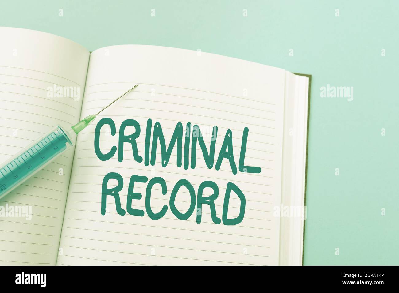 Sign displaying Criminal Record. Business showcase profile of a person ...