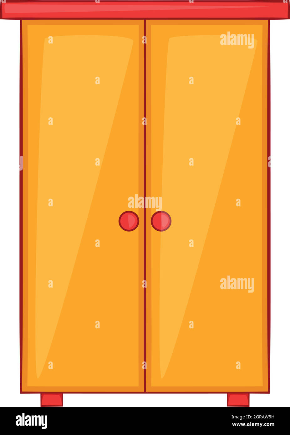 Wardrobe icon, cartoon style Stock Vector Image & Art - Alamy