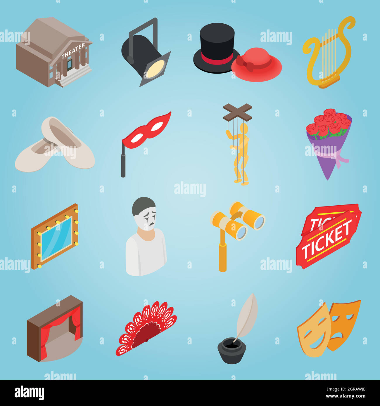 Play theatre audience Stock Vector Images - Alamy