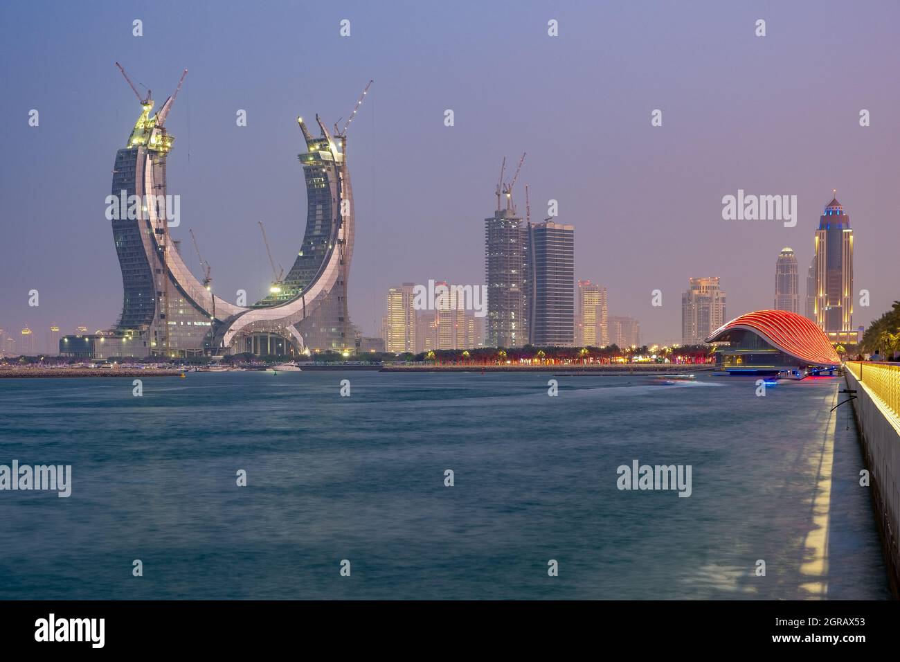 Lusail skyline hi-res stock photography and images - Alamy