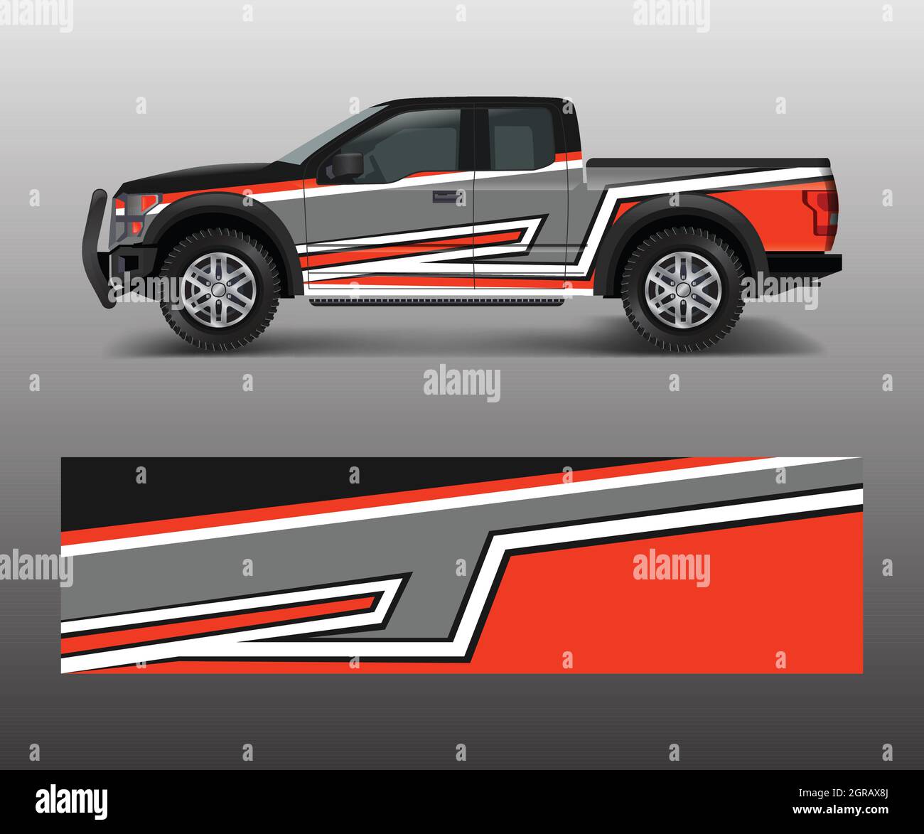 abstract Racing graphic background vector for offroad vehicle wrap ...