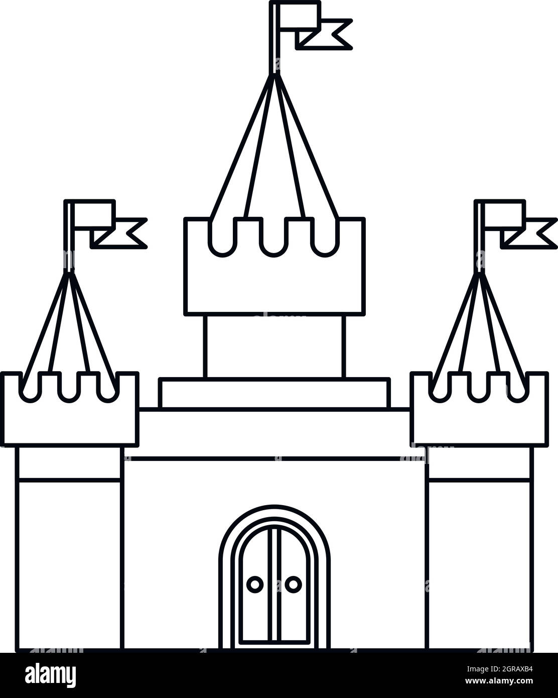 Fort roof Stock Vector Images - Alamy