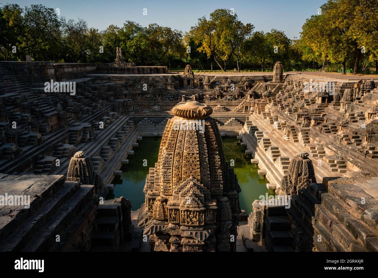 Modhera and sun temple hi-res stock photography and images - Alamy