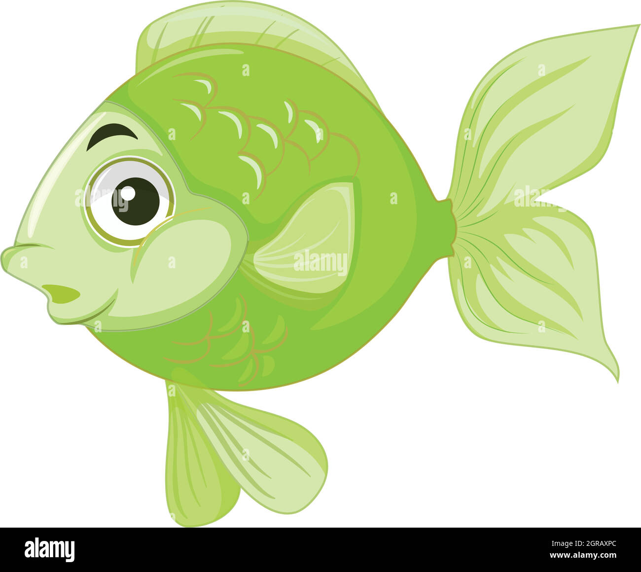 Green Fish Clipart
