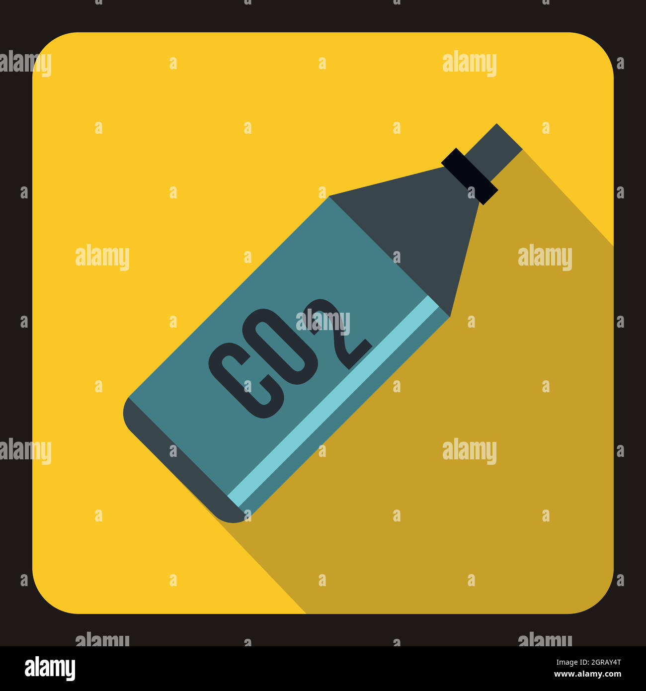 Carbon dioxide bottle Stock Vector Images - Alamy