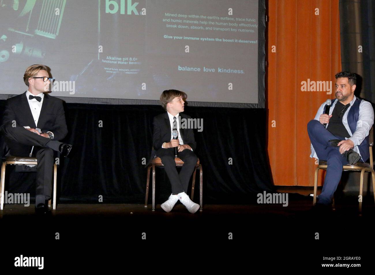 LOS ANGELES - SEP 19: Presley Aronson, Rhys Becker, Ron Truppa at the ...