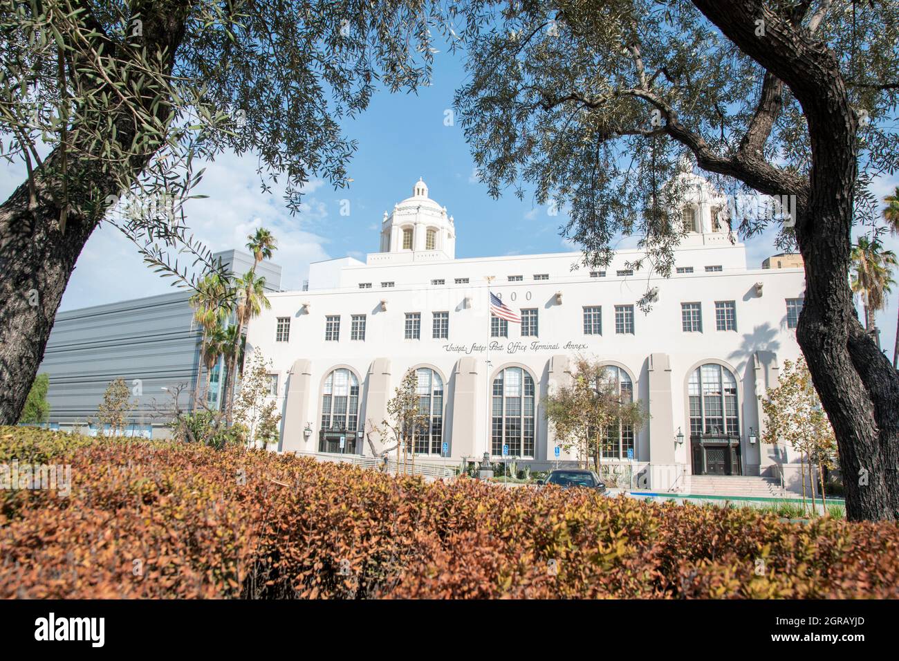 The post office in downtown Los Angeles, CA, USA is a large, ornate and ...