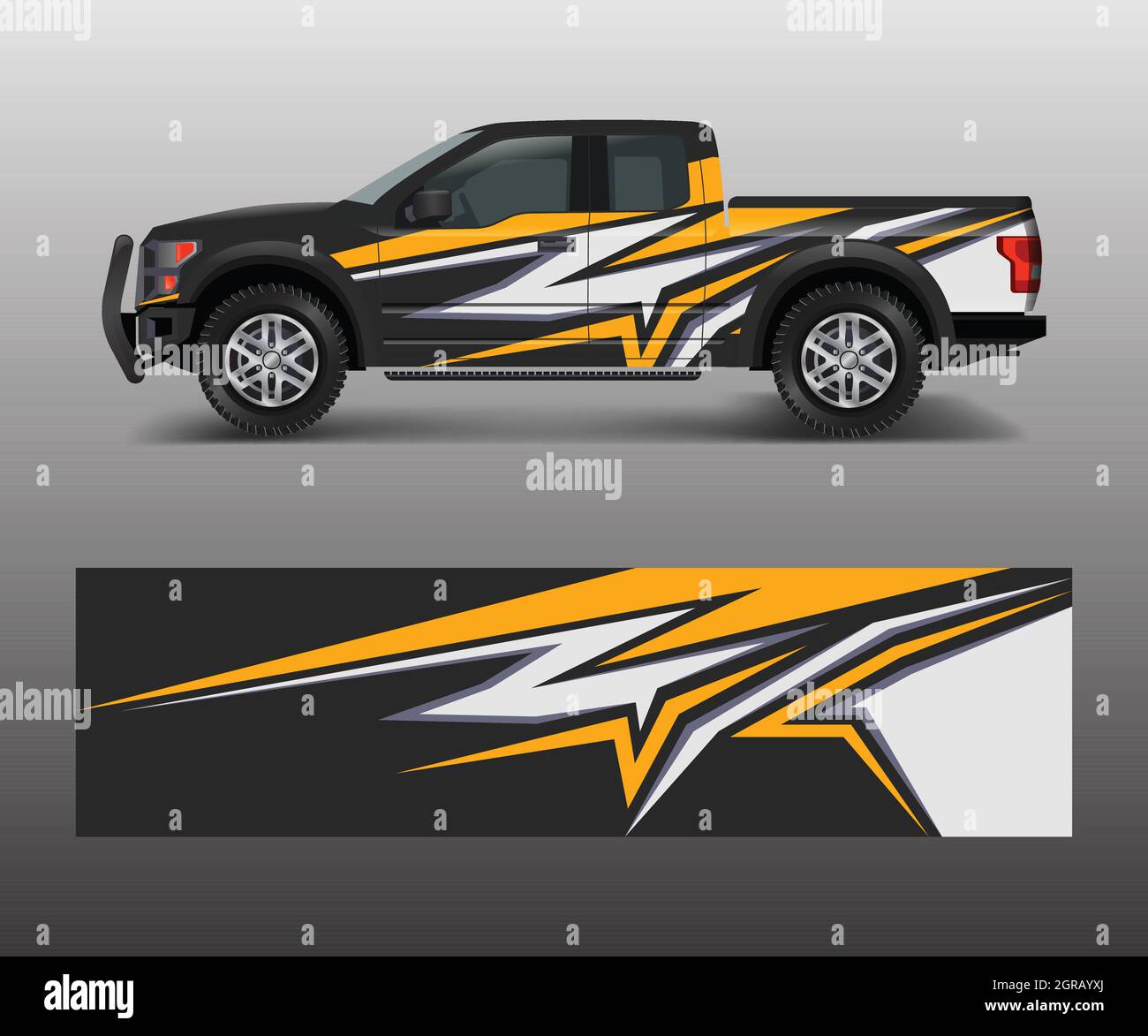 abstract Racing graphic background vector for offroad vehicle wrap ...