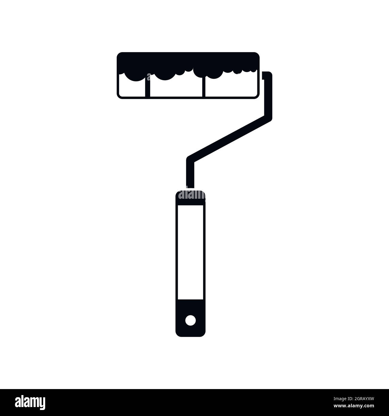 Paint roller icon, simple style Stock Vector Image & Art - Alamy