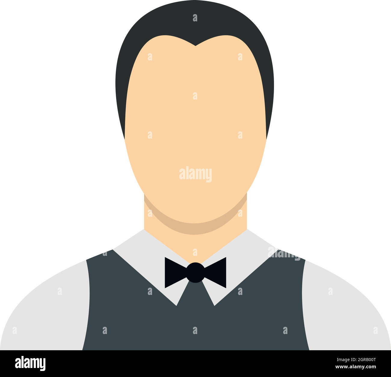 Vector waiter hi-res stock photography and images - Alamy