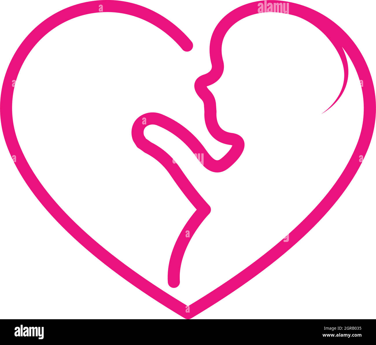 heart baby vector illustrration design Stock Vector Image & Art - Alamy