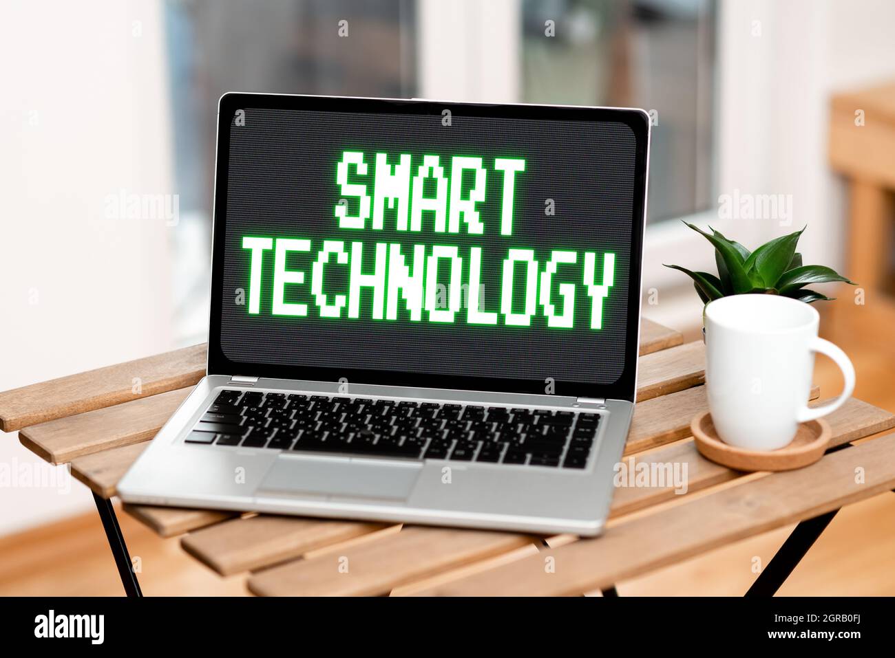 Sign displaying Smart Technology. Concept meaning used to protect and prevent errors in hard ...