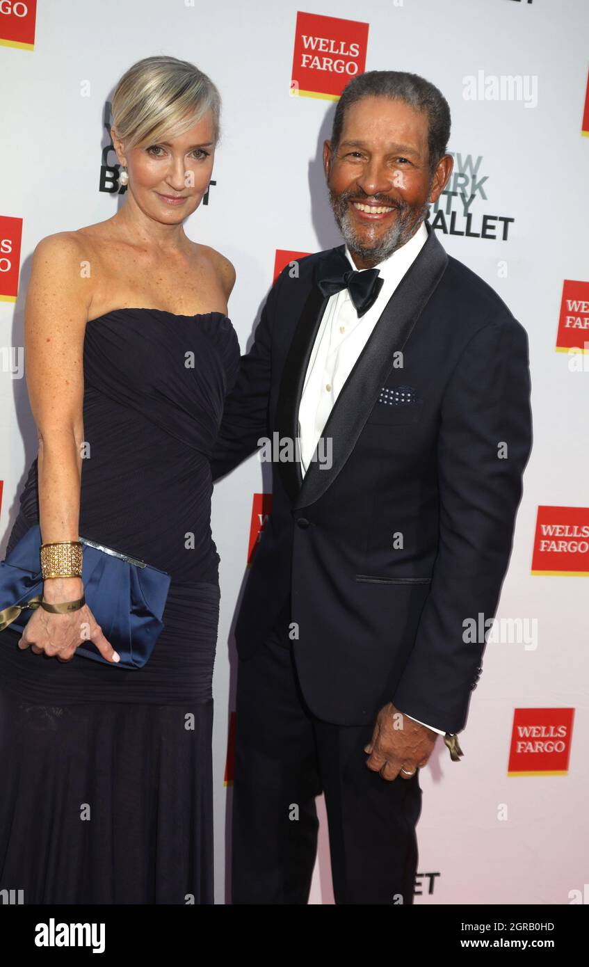 September 30, 2021, New York, New York, USA: HILARY GUMBEL and BRYANT ...