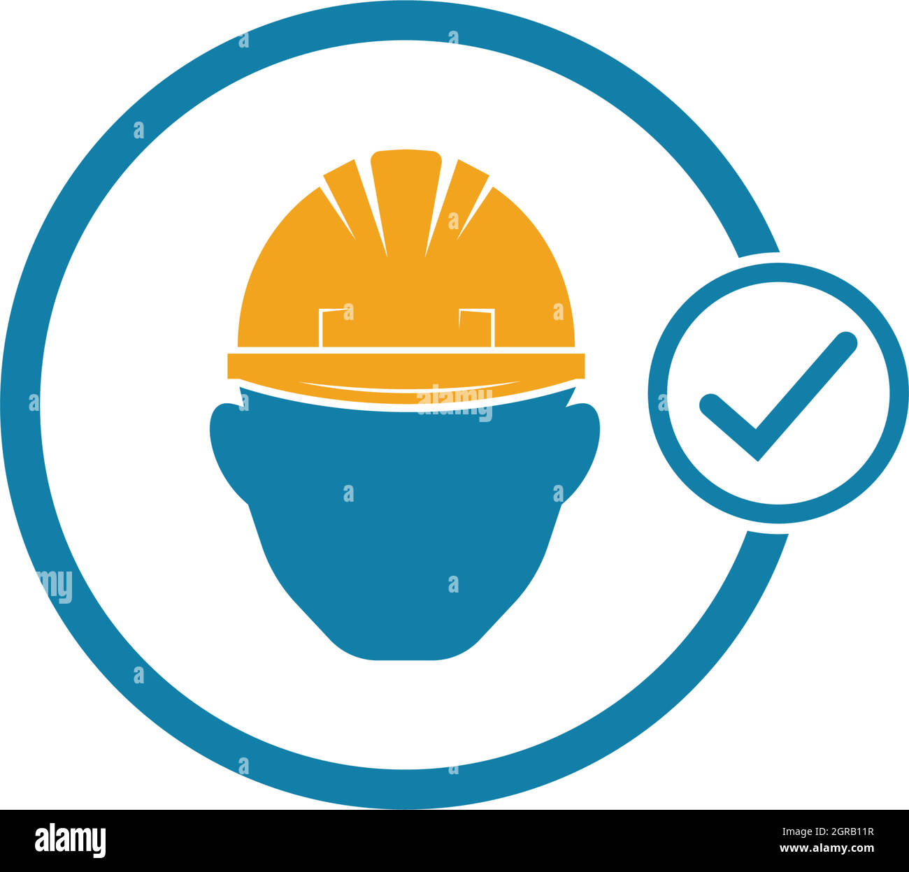 worker helmet vector illustration design Stock Vector Image & Art - Alamy